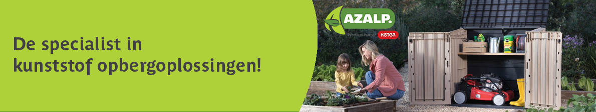 Tuin berging kopen? Bekijk onze tuinbergingen online | Azalp